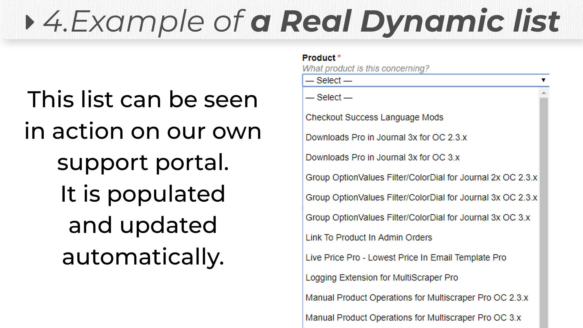 Real Dynamic Lists MySQL for osTicket [osTicket] Cartmega